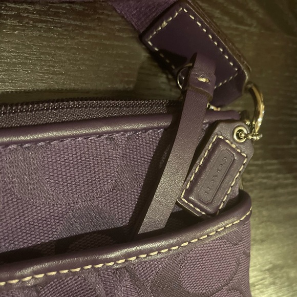 Coach | Bags | New Coach Signature Pleated Swingpack Bag In Royal ...